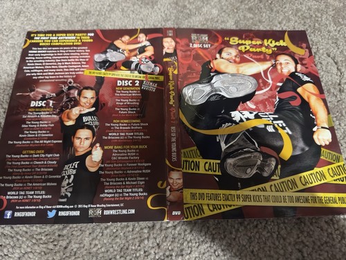 Ring of Honor Super Kick Party Part 1 2 Disc Wrestling DVD Pro ...