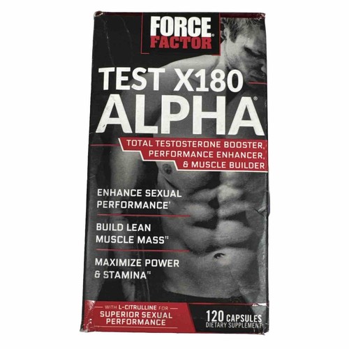Force Factor Test X180 Alpha Testo Booster-120ct *860mg Sexual ...