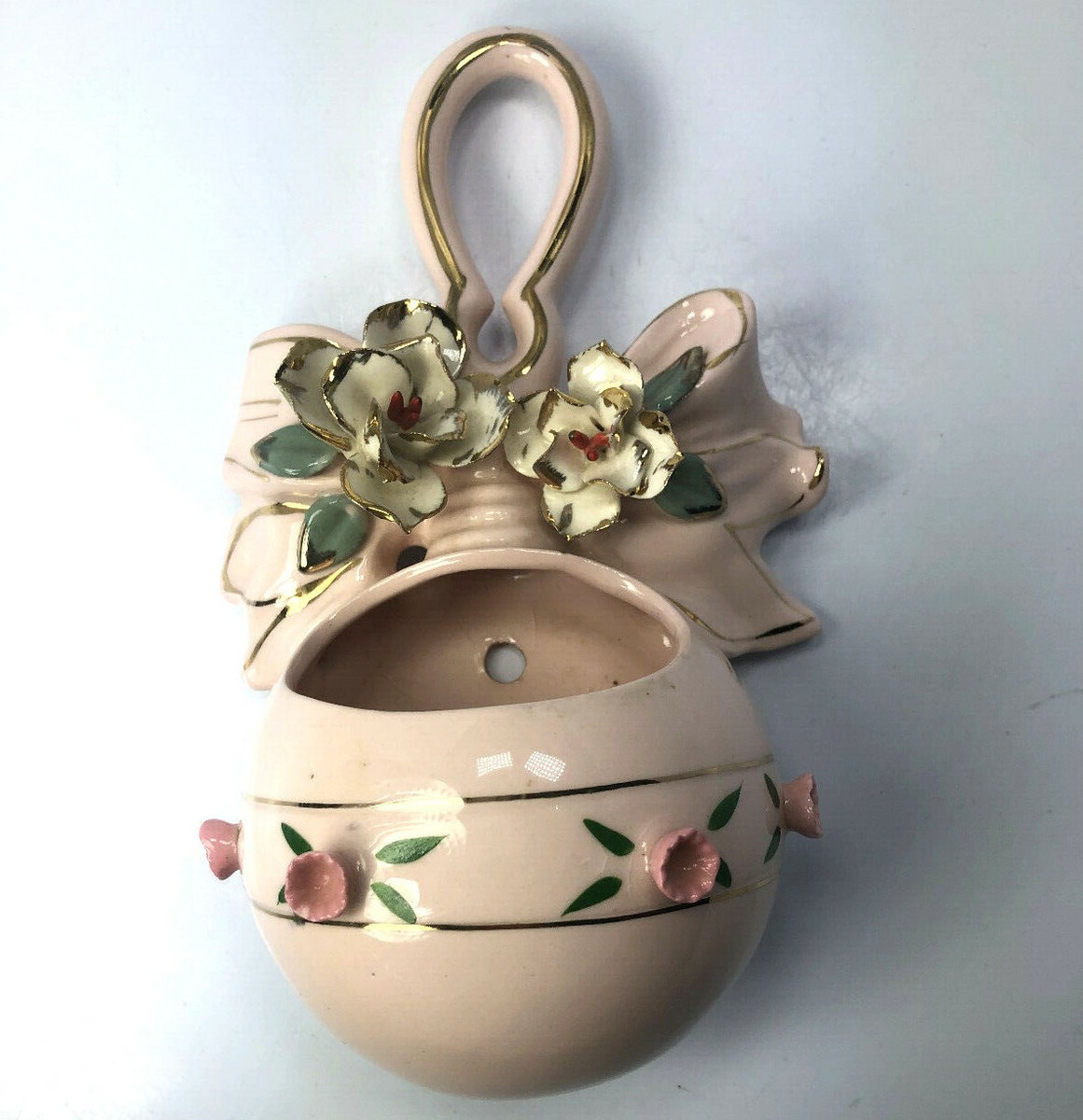 Napco Pottery Arts And Crafts Vintage Napco Floral Wall Art