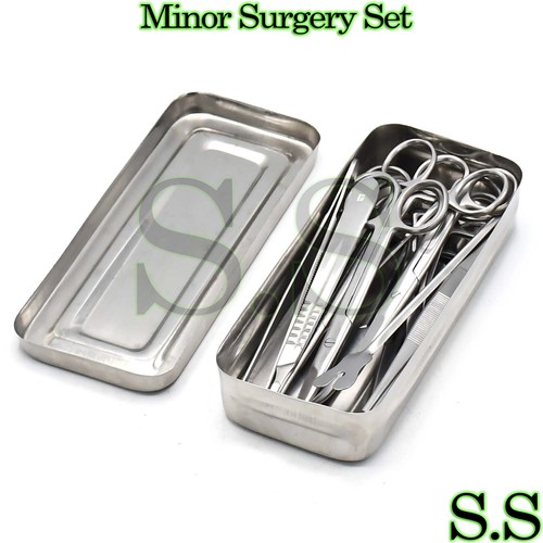 13 pcs Basic Minor Surgery Set with Box Stainless Steel Surgical ...