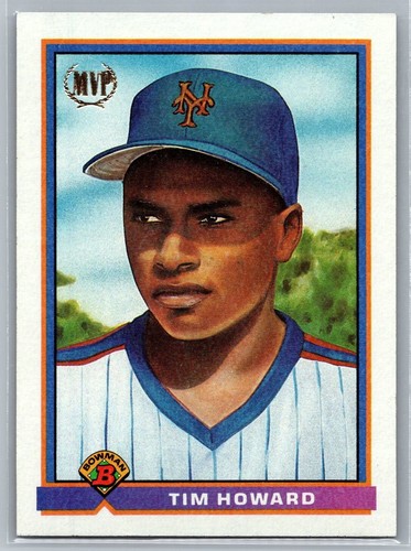 1991 TOPPS BOWMAN CARD # 538 Tim Howard - New York Mets - MVP | eBay