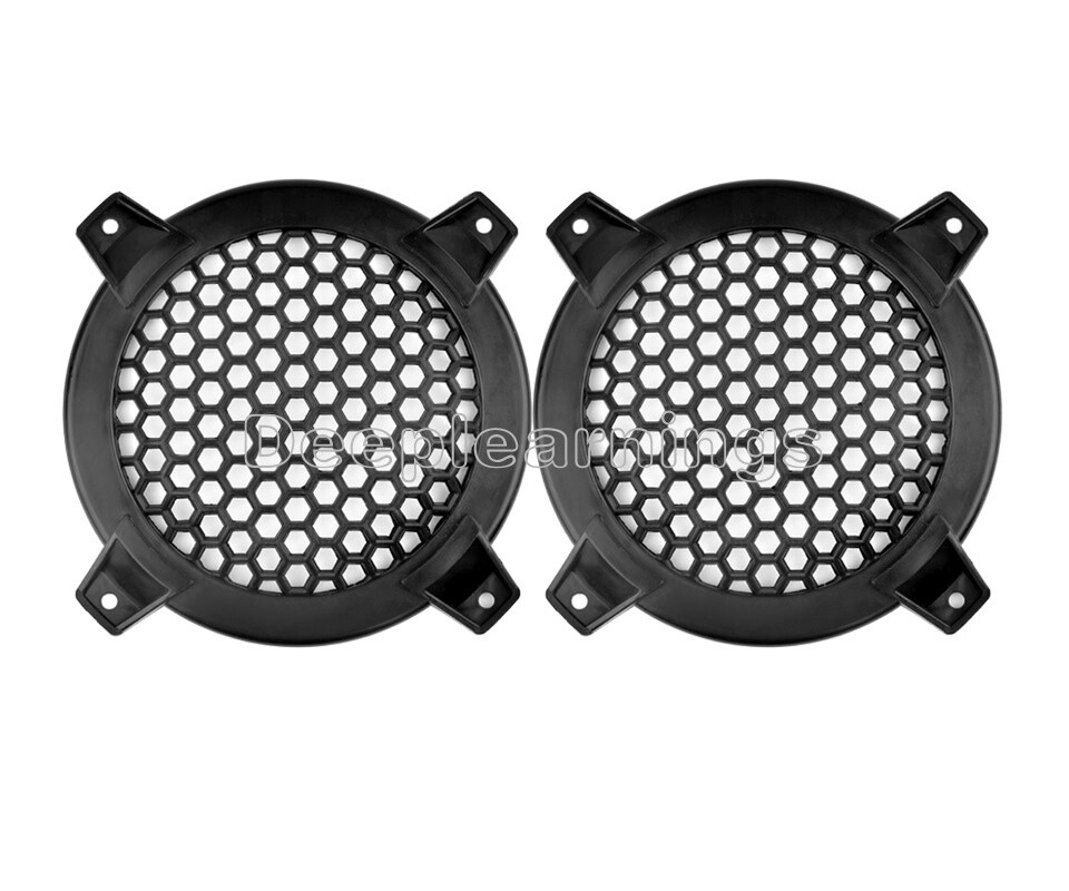 2Pcs 4Inch Audio Speakers Protective Cover Case Tweeter Speaker Grill ...