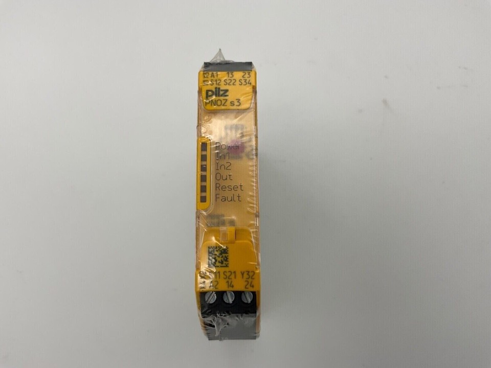 1pcs New Sealed Pilz PNOZ S3 24VDC 2N/O 1SC Safety Relay 750103 Screw ...