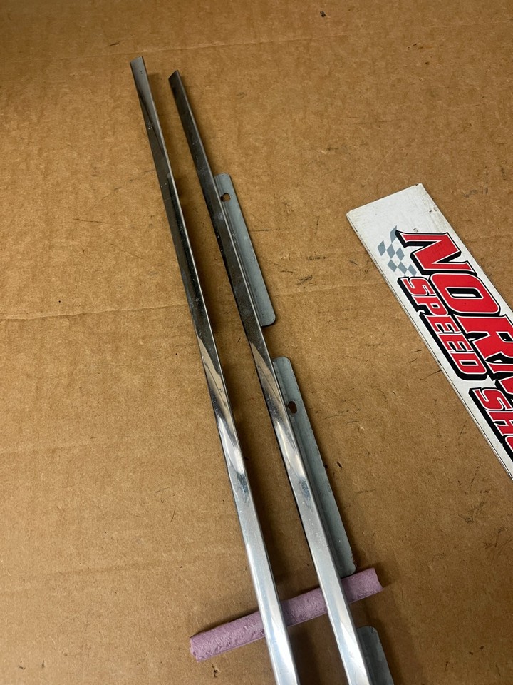 Mopar B Body Upper Door Panel Chrome Trim Coronet Satellite 1968-1970 ...