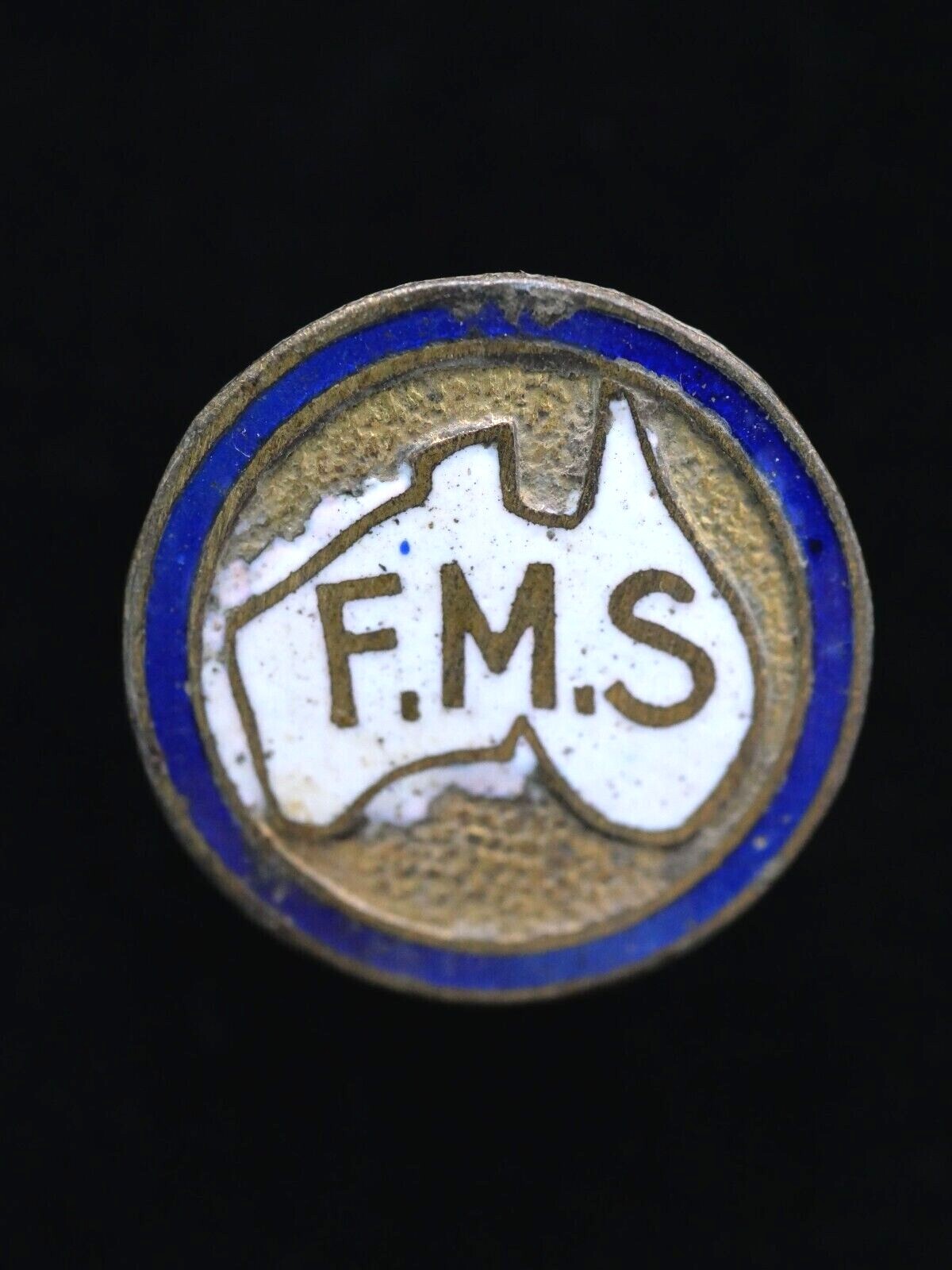 FMS Australia pin badge enamel button hole | eBay