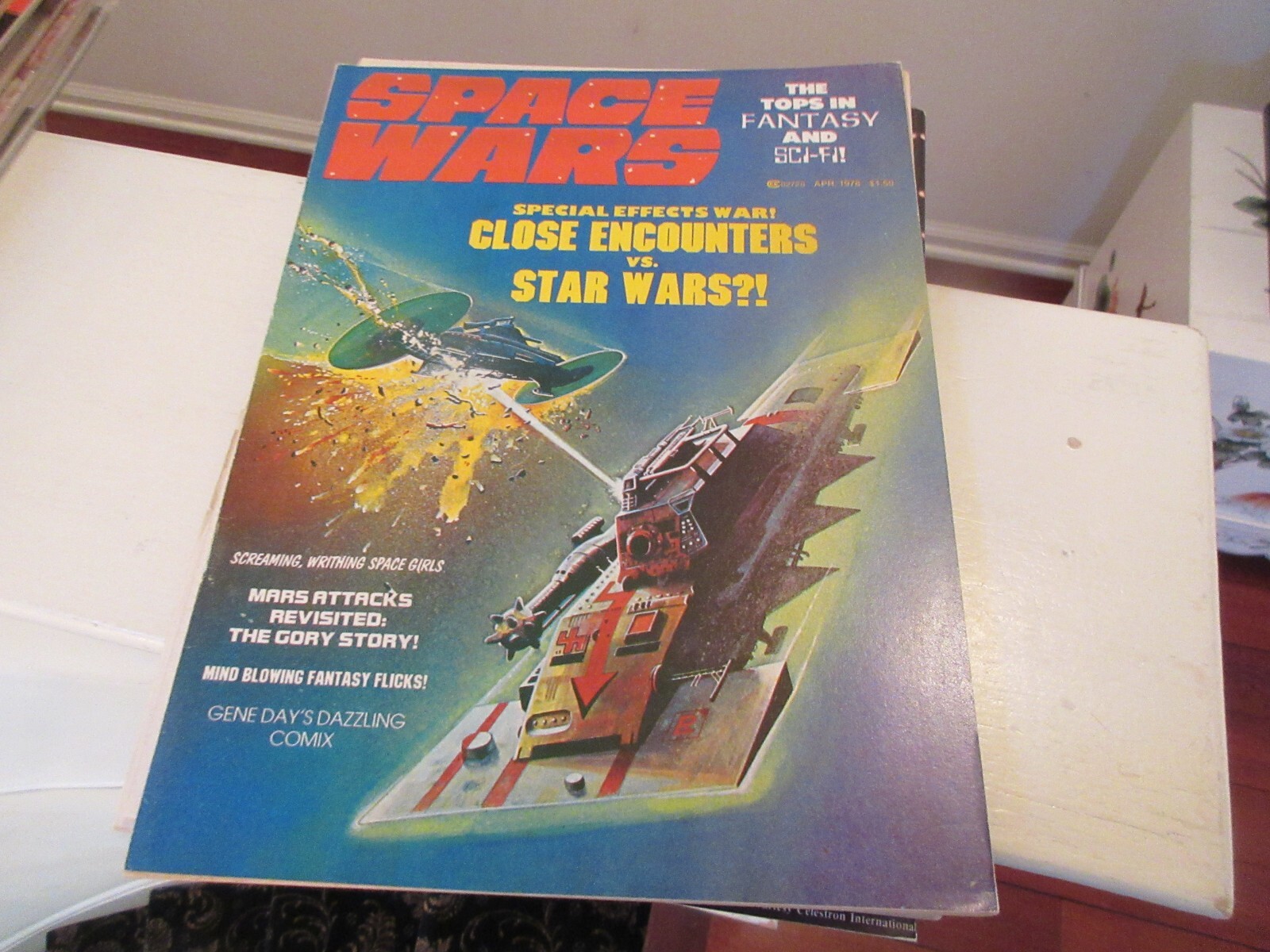 Space Wars Magazine April , June and Dec. 1978 Battlestar Galactica ...