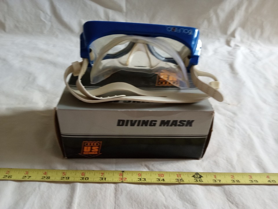 Dolfino Dive Mask w/ tempered glass & box. | eBay