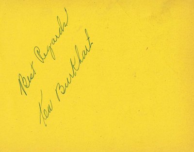 Ken Burkhart Signed Vintage Album Page JSA Umpire | eBay
