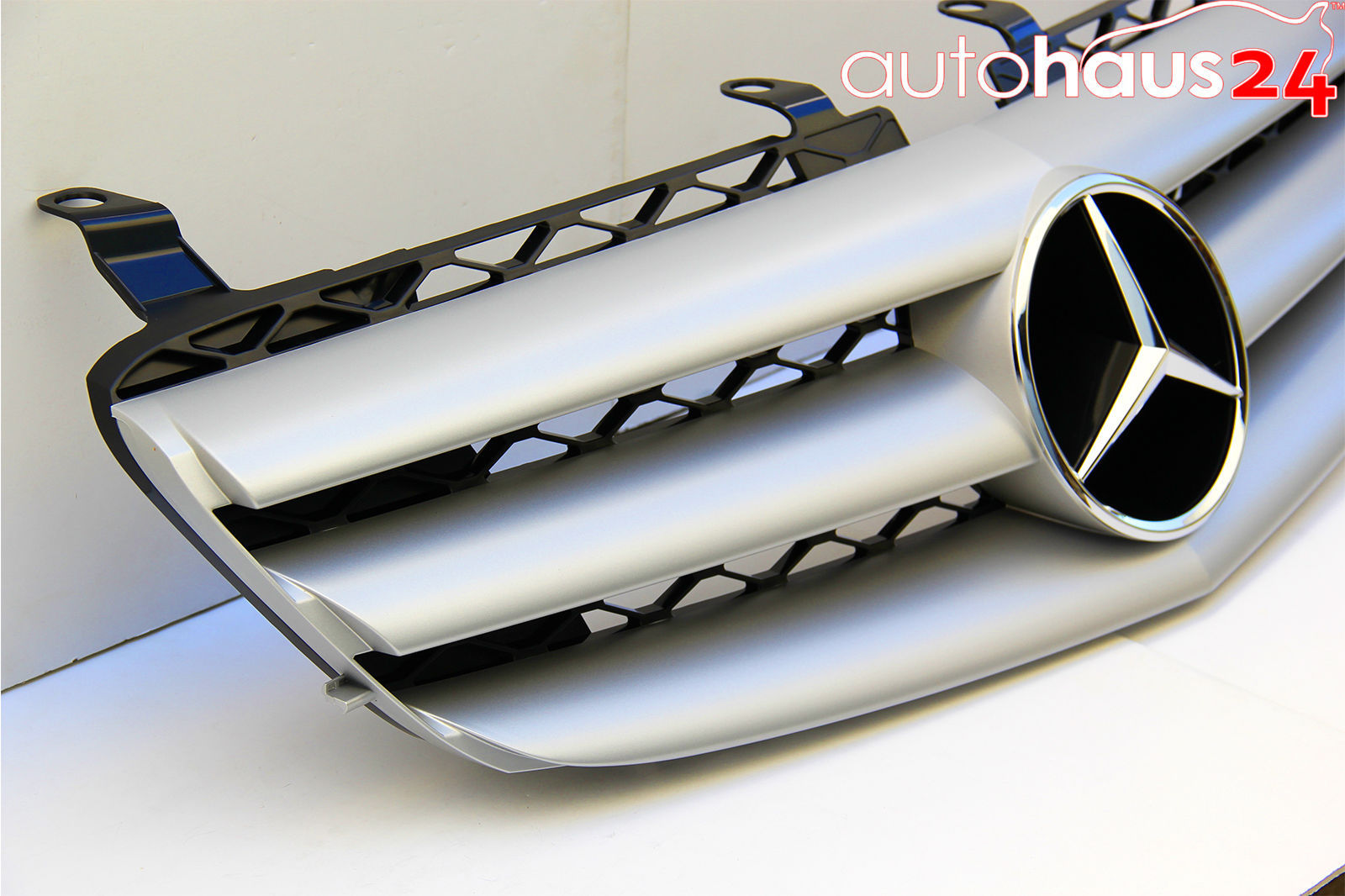 MERCEDES R-CLASS FRONT GRILLE ASSEMBLY SPORT R320 R350 R500 R63 SILVER ...