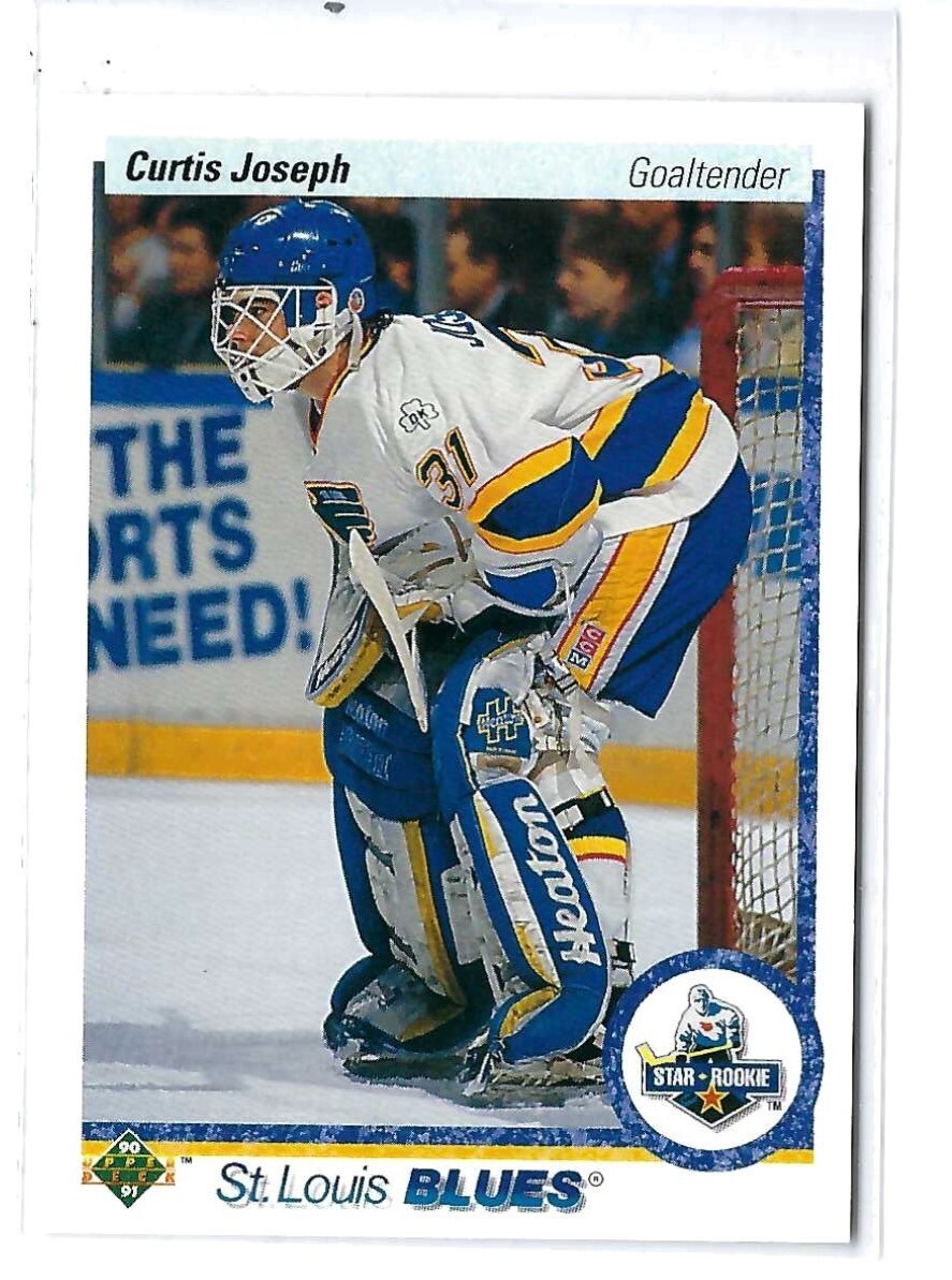 1990-91 Upper Deck Curtis Joseph - St. Louis Blues | eBay
