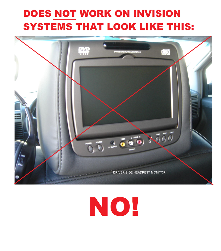 DVD Remote Control & Headphones for Infiniti QX80 2014 2015 2016 2017 ...