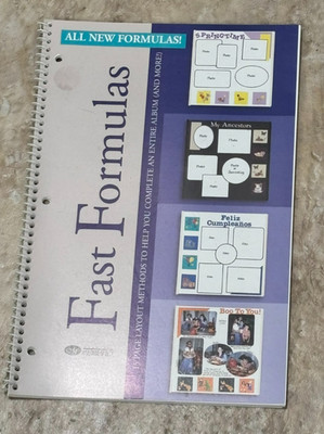 Creative Memories Fast Formulas Book 15 Page Layout Methods CM 2000 ...