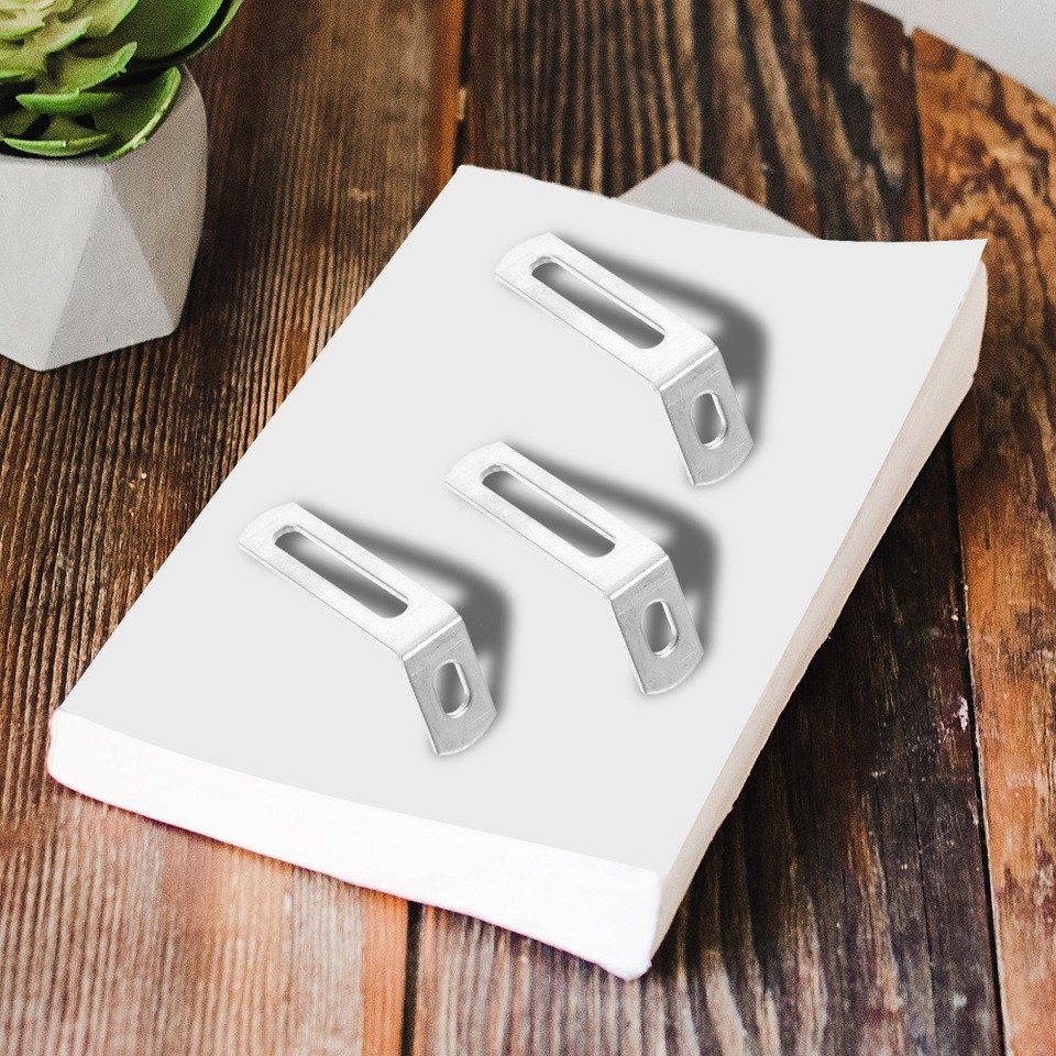 20 Pcs Z Angle Brackets Slotted Hole Supports Cabinet Corner Brace | eBay