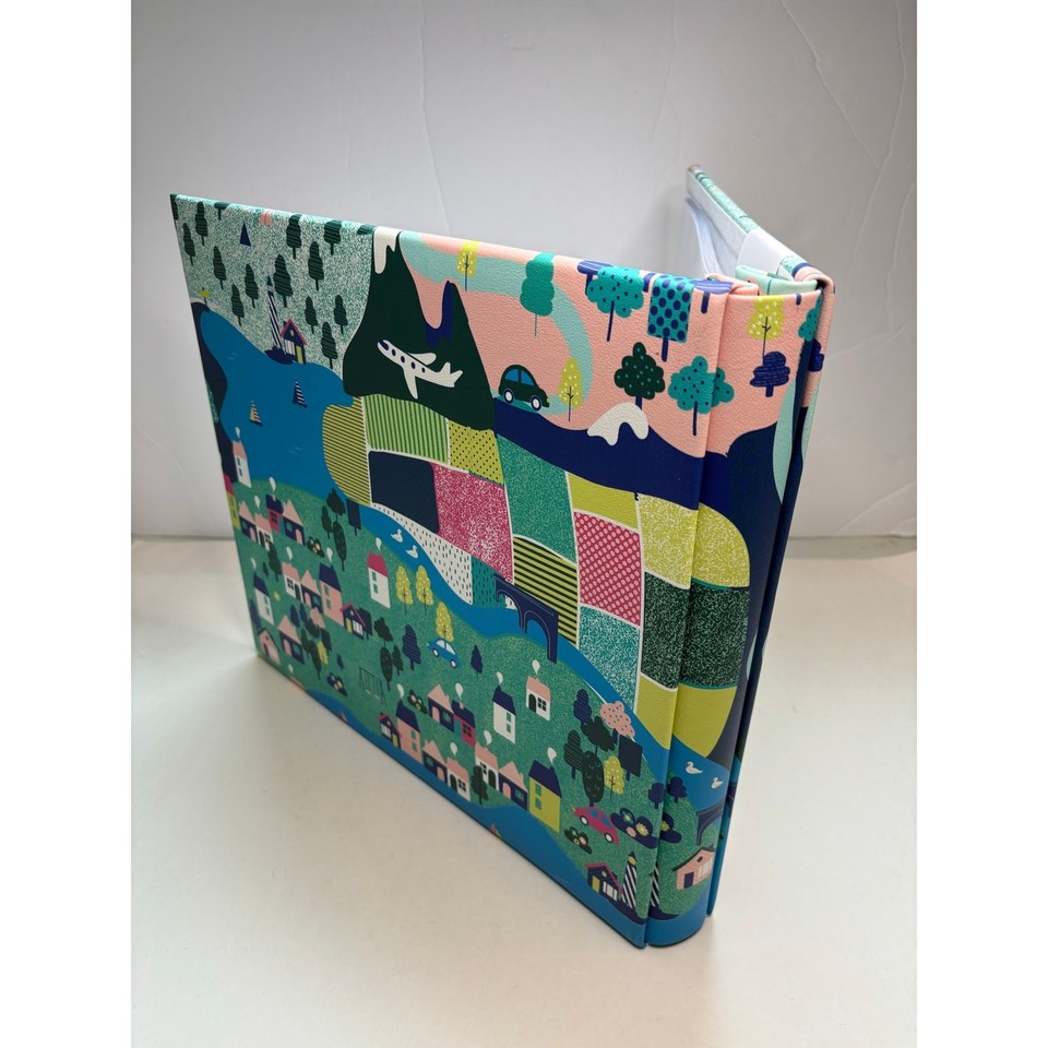 Park Lane Scrapbook 12x12 Postbound Jumbo Colorful Small Town NEW | eBay