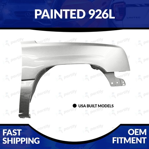 NEW Painted 926L Passenger Side Fender 2003-2007 Silverado | eBay