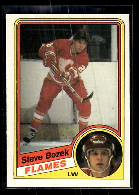 1984-85 O-Pee-Chee #220 Steve Bozek "Set Break" Mint Calgary Flames | eBay