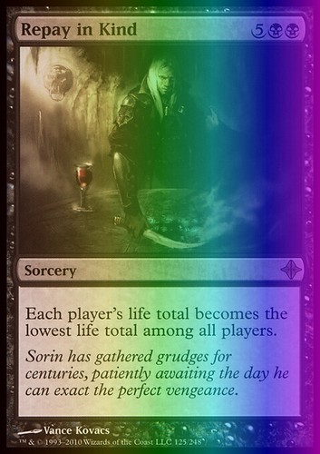 MTG Magic the Gathering Repay in Kind (125/255) Rise of the Eldrazi LP ...