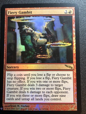 FIERY GAMBIT Mystery Booster MTG N/M Ships Free!!! | eBay