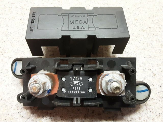 2000 Jaguar S-type Littlefuse Mega Battery Fuse Terminal F87b-14a094-aa ...