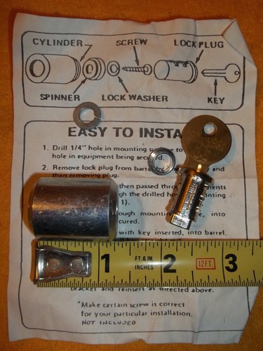 SCREW IN PLUG TYPE LOCK VENDING CANDY MACHINE * | eBay UK