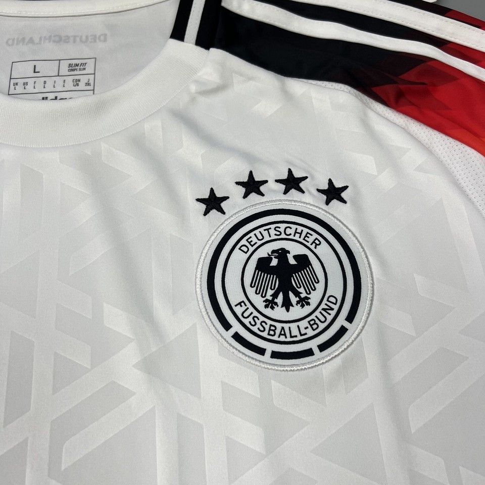 Germany Team Jersey 2024 Home Soccer Shirt Adidas IP8139 White Mens ...