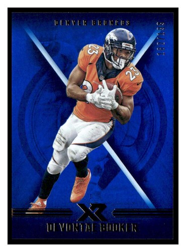 Devontae Booker 2017 Panini XR 33 SN199 Blue | eBay