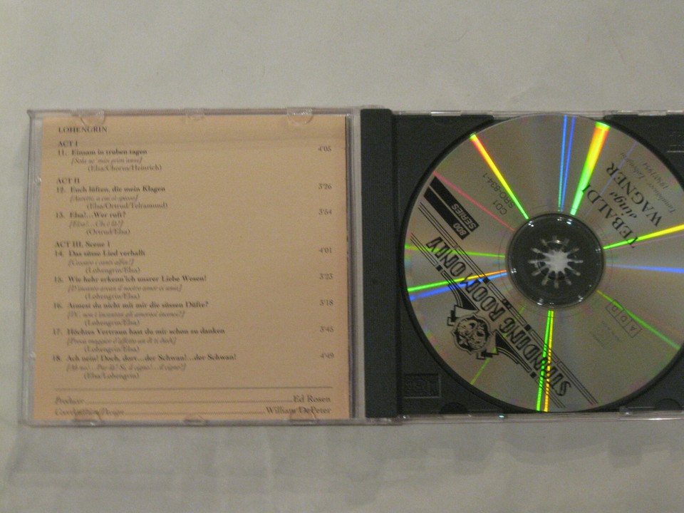 Tebaldi Sings Wagner - Scenes from Tannhäuser and Lohengrin by Renata ...