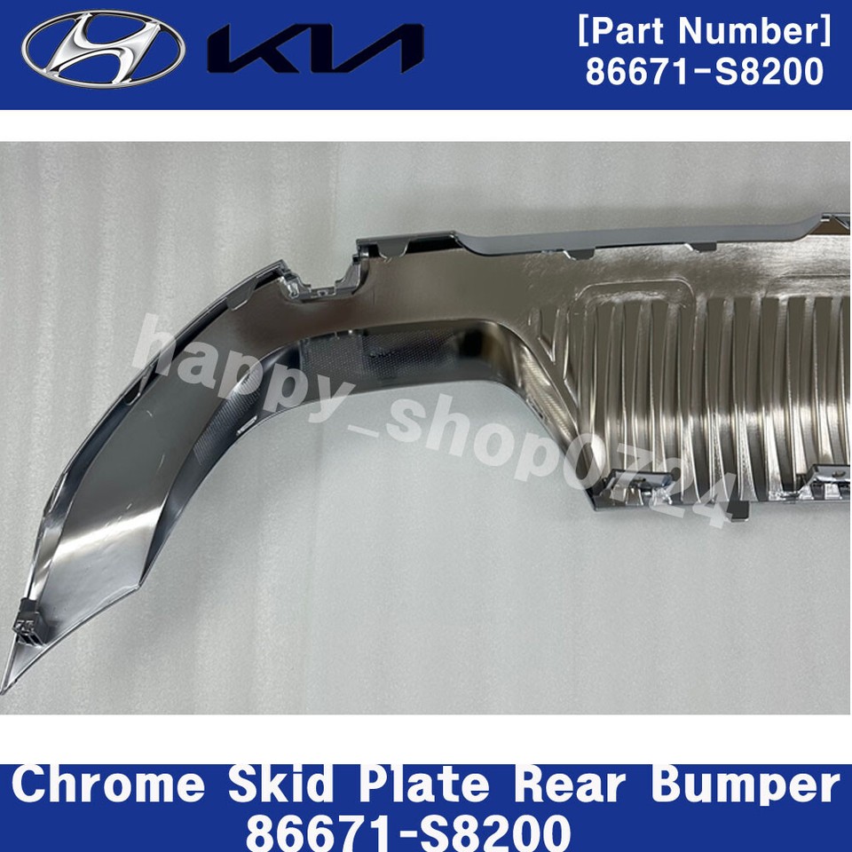 Chrome Skid Plate Rear Bumper 86671-S8200 for Hyundai Palisade ...