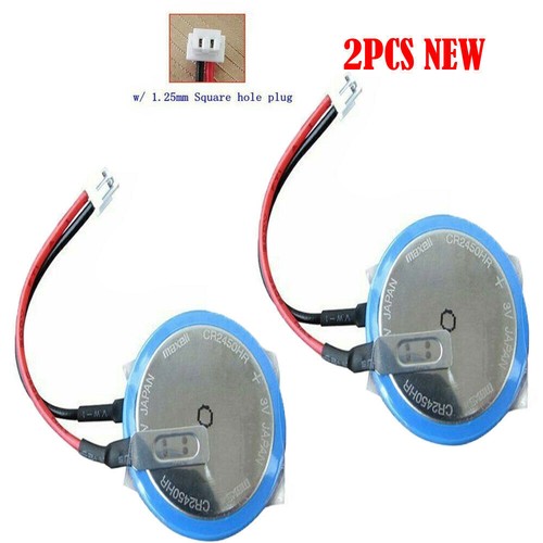 2pc 3V 550mAh CR2450HR Disposable battery for Panasonic AFPX W/ Square ...