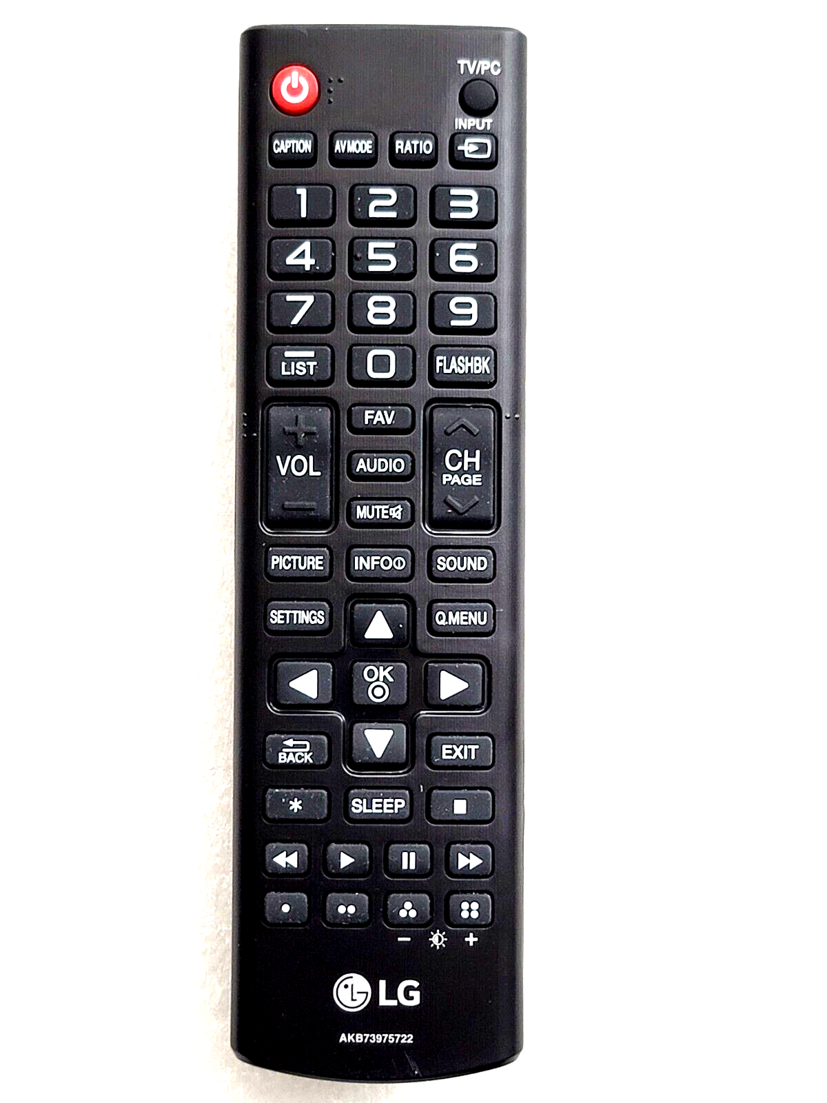 LG Factory TV Remote Control 22LJ4540, 24LJ4540, 28LJ4540, 24LF454B | eBay