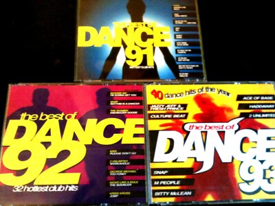 THE BEST OF DANCE 91 92 & 93 - 6 CDS UNMIXED OLDSKOOL RAVE PIANO HOUSE ...