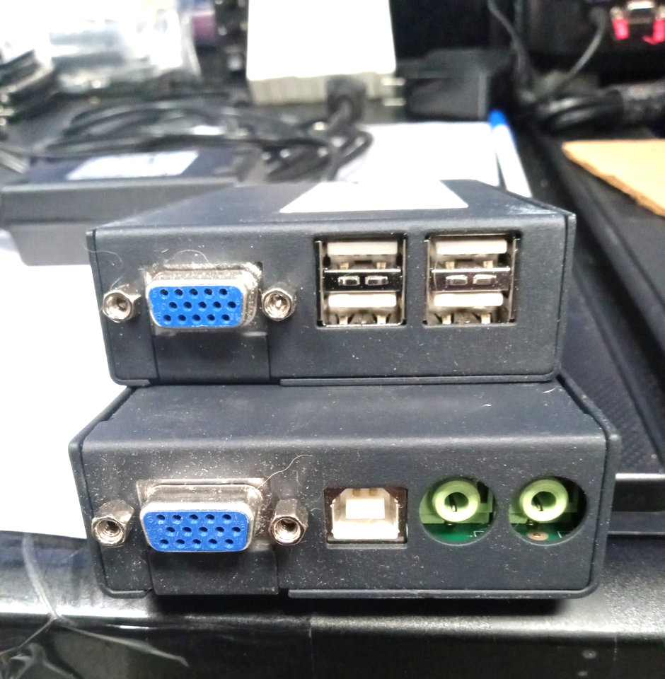 2X, Black Box ServSwitch Wizard USB SRX KVM Extender Kit Single-Video ...