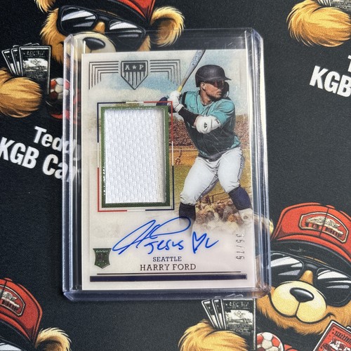 Harry Ford RC Auto Patch 16/75 SUPER RARE “Jesus Loves U” Seattle ...