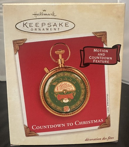 Hallmark Keepsake 2011 Countdown To Christmas Ornament Santa Clock | eBay