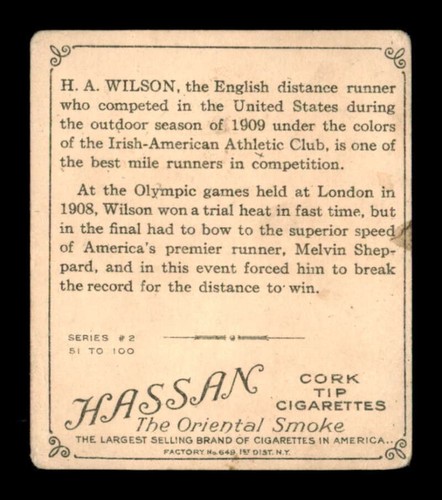 1910 T218 Mecca #152 Wilson VG X2551660 | eBay