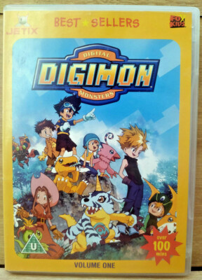 JETIX DIGIMON Digital Best Sellers Volume One DVD 100mins+ Fox Kids ...