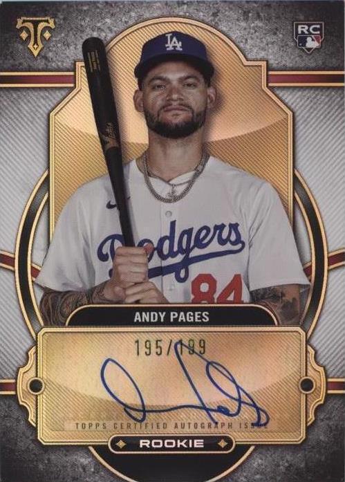 2024 Topps Triple Threads - Rookie Autographs Andy Pages #RA-AP /199 ...