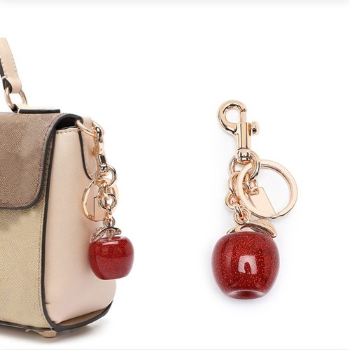 Apfel Apple-Schlüssel anhänger Rot Rucksack Dekoration Apfel-Anhänger ...