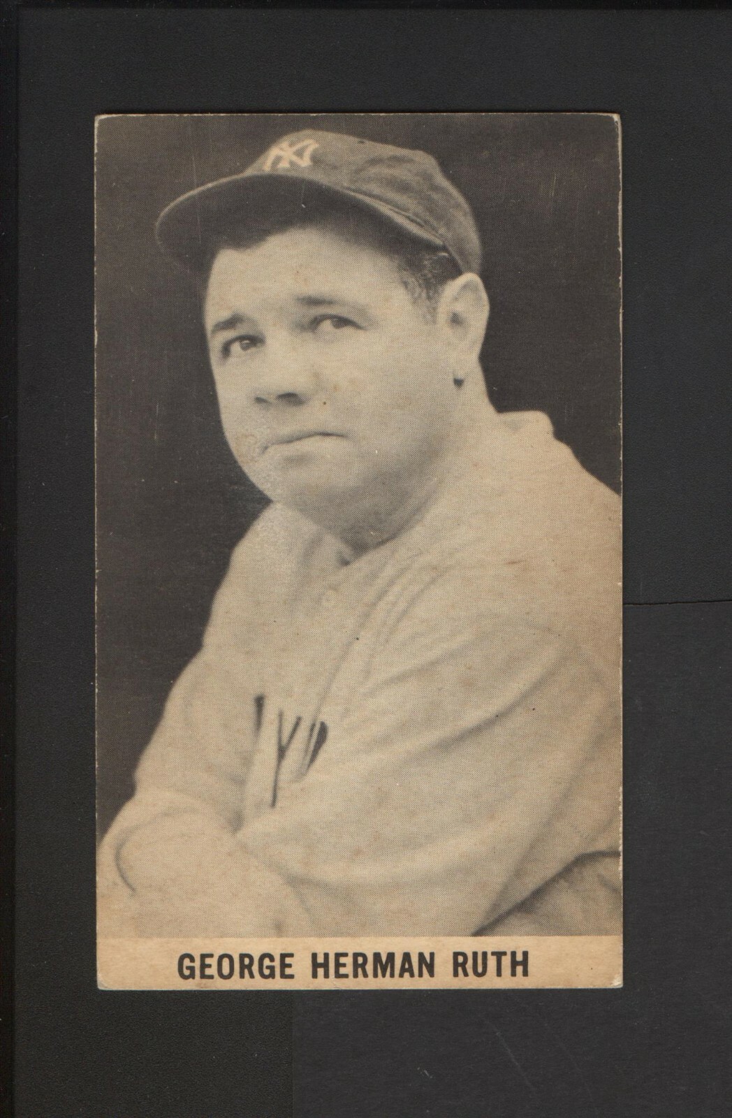 1961 Wrigley Field Exhibit Post Card Babe Ruth New York Yankees NO ...