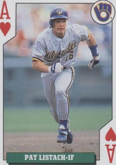 1992 Bicycle Baseball Rookies Playing Cards - Pat Listach #AH (RC) for ...