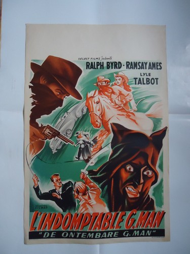 SERIAL/THE VIGILANTE/RALPH BYRD/UP1J /3 belgian posters | eBay