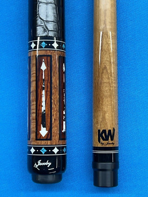 JACOBY CUSTOM POOL CUE LEATHER WRAP RADIAL JOINT 11.75MM 30" JACOBY KW SHAFT | eBay