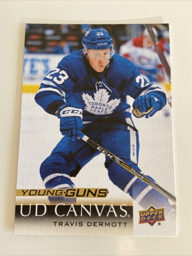 NHL Card-Travis Dermott-Young Guns Canvas-UD1 2018-19-Toronto | eBay