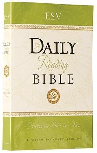 Daily Reading Bible-ESV by Anonymous 9781581347111| eBay