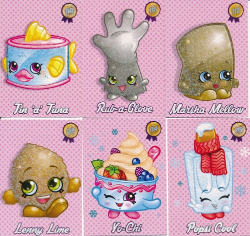 SHOPKINS TRADING CARDS SEASON 1 & 2 COLLECTOR CARDS GLITTER CARDS #101 ...