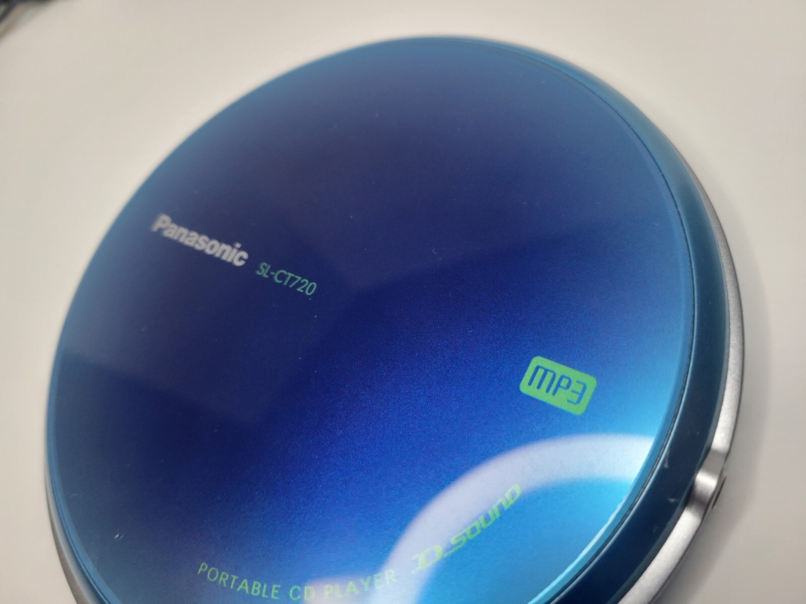 Panasonic Sl-ct720 Portable CD Player Walkman Discman Blue Tested for ...