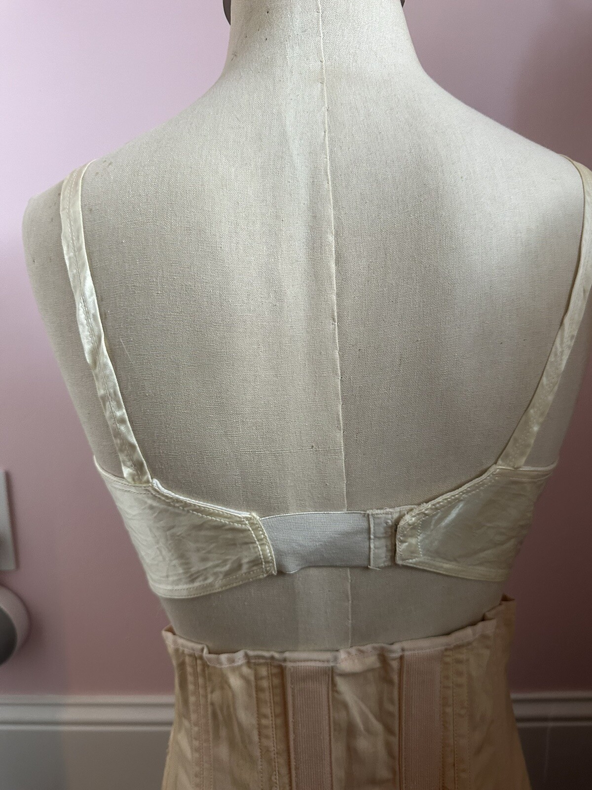 Vintage 1940’s Satin Bullet Bra - Gem