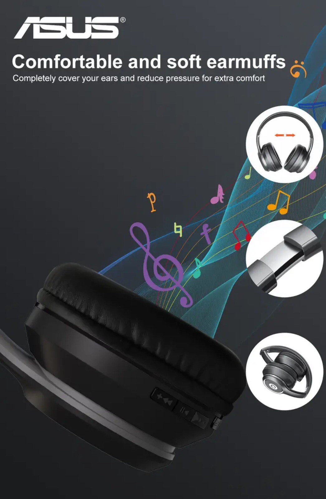 NEW UNOPENED Asus Adol AS-D96 Wireless Headphones - Buy 2 & Save Even ...