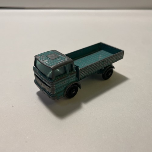 RARE Vintage Lesney Matchbox Series No1 Teal Mercedes Truck W/Rolling ...