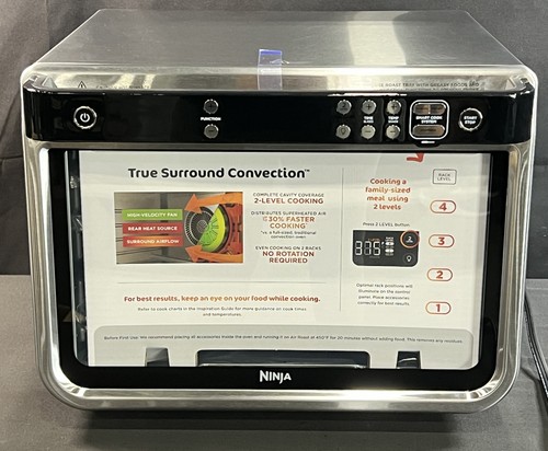 Ninja DT251 Foodi 10-in-1 Smart XL Air Fry Convection Oven Silver New ...
